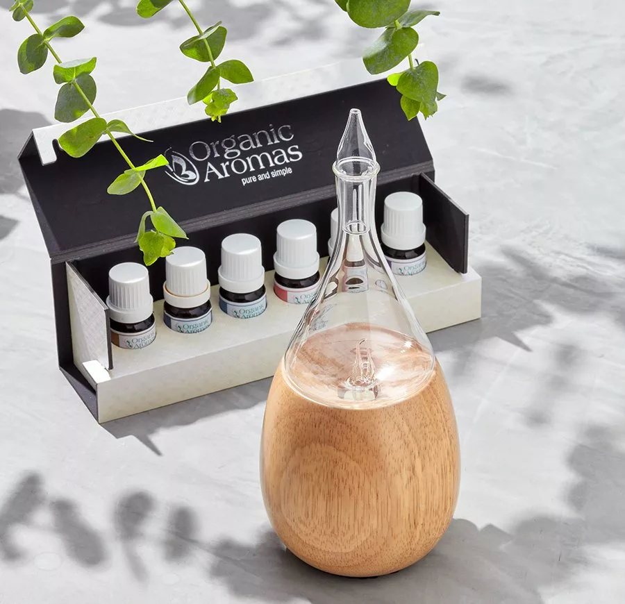 We review the Organic Aromas Raindrop Nebulizing Diffuser - Beauty South Africa