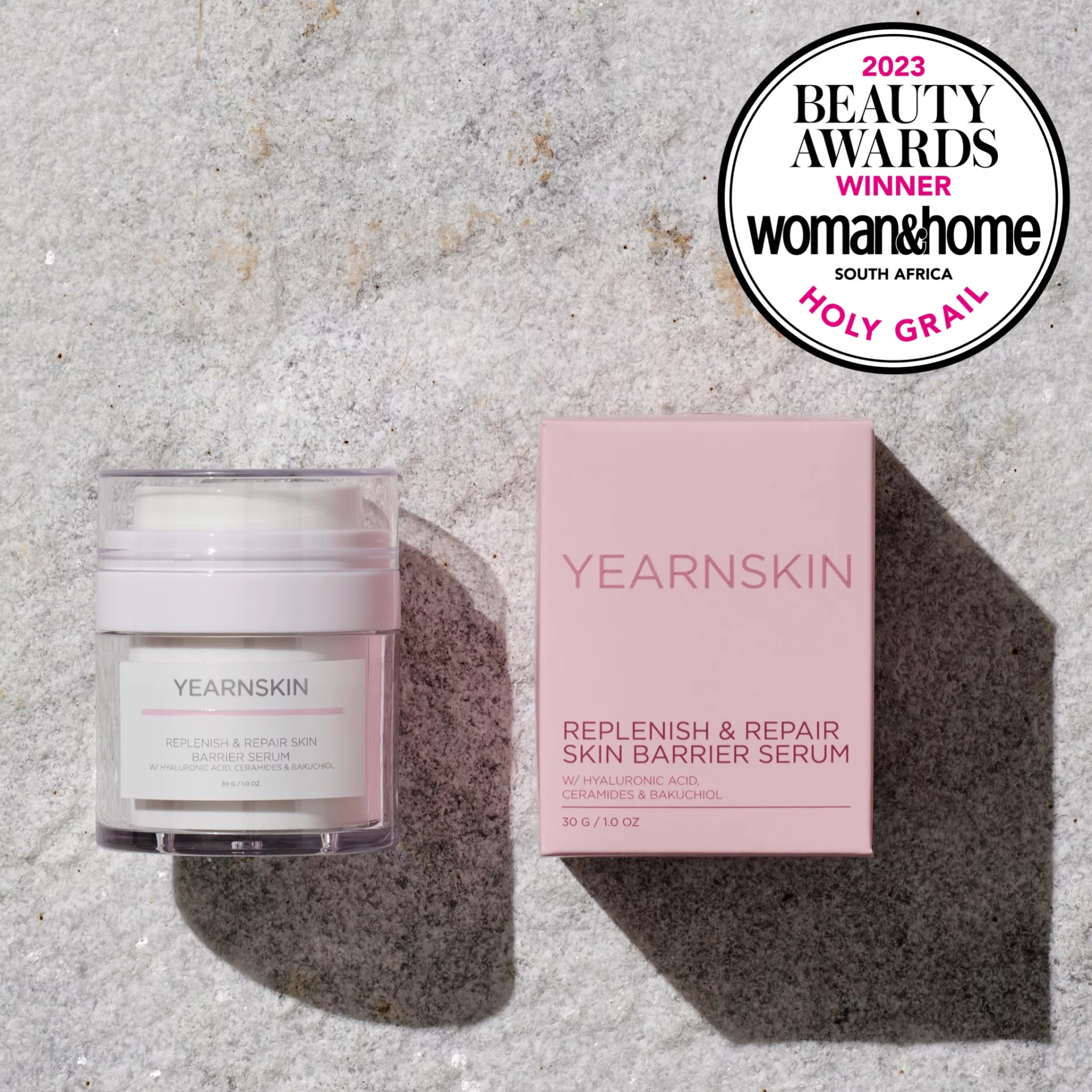 Win Yearn Skin's award-winning Replenish and Repair Skin Barrier Serum ...