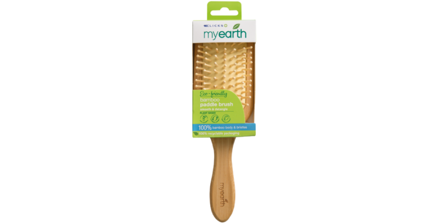 Clicks MyEarth Bamboo Paddle Brush - Beauty South Africa